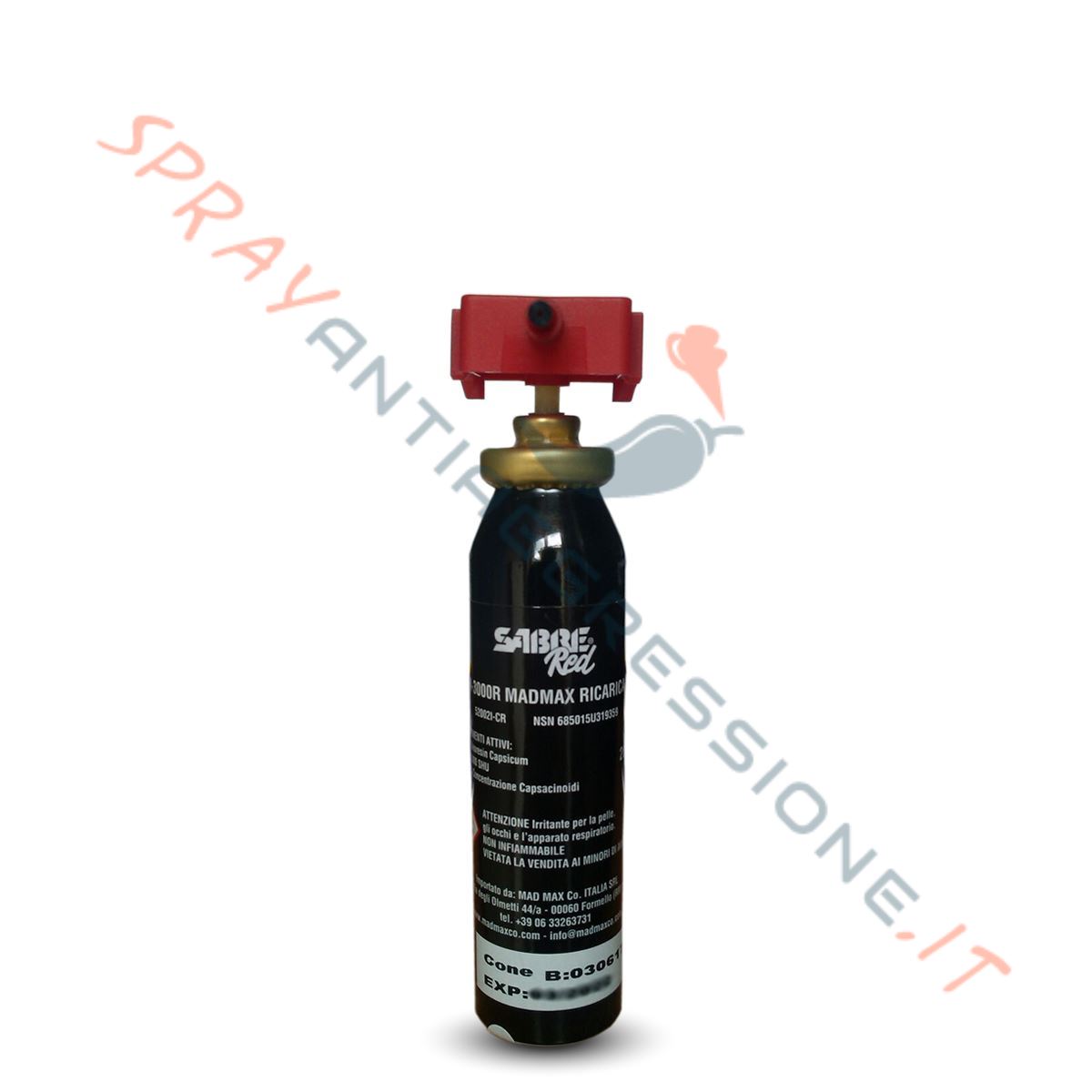 Ricarica spray Sabre GTM 3000 | Spray Antiaggressione